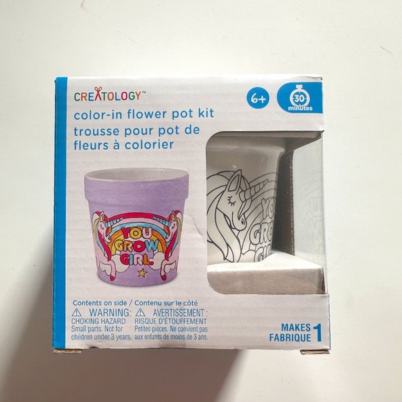 CREATOLOGY | Art | Creatology Colorin Flower Pot Kit Unicorn Paint Pot ...